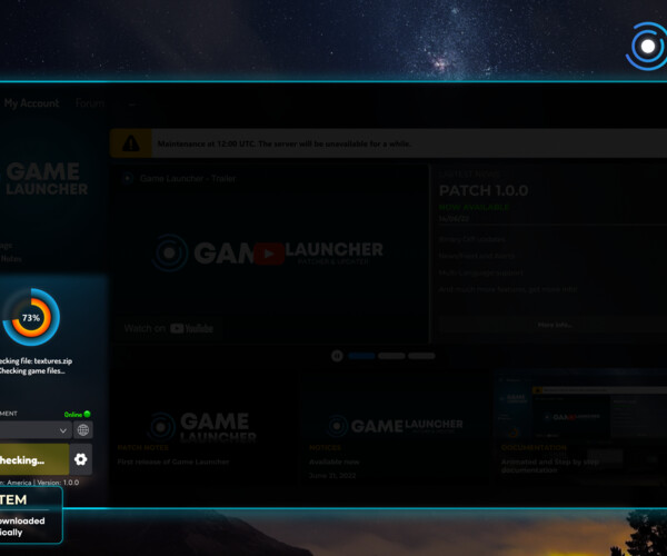 ArtStation - Game Launcher - Patcher & Updater | Resources