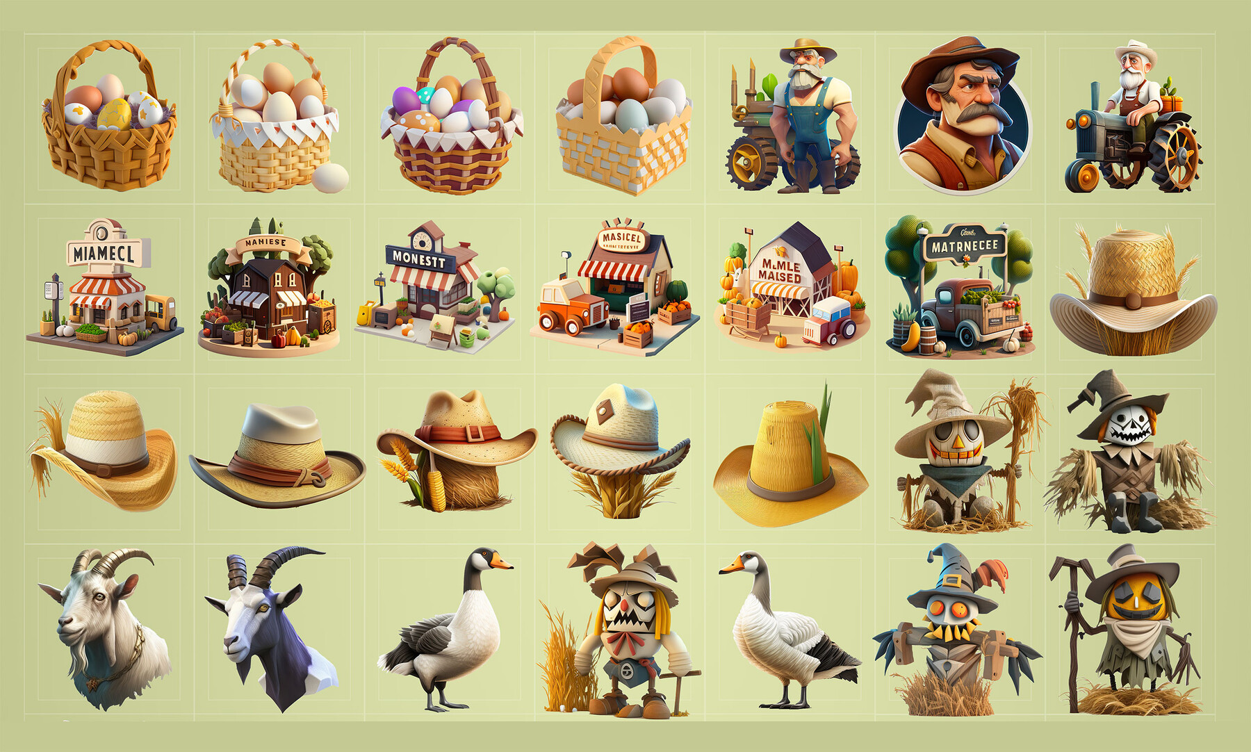 ArtStation - Farmville Fortune ICONS Pack | Game Assets