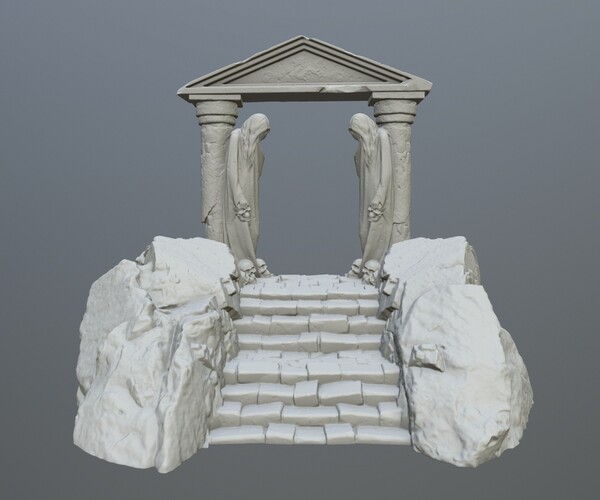 ArtStation - Souls_Gate_Stl | Game Assets