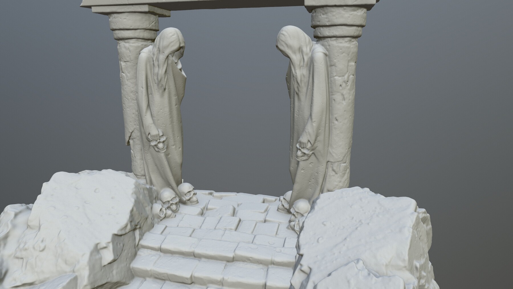 ArtStation - Souls_Gate_Stl | Game Assets