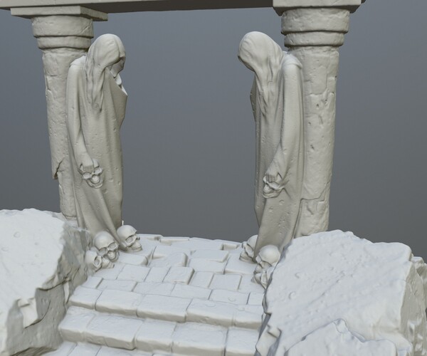 ArtStation - Souls_Gate_Stl | Game Assets