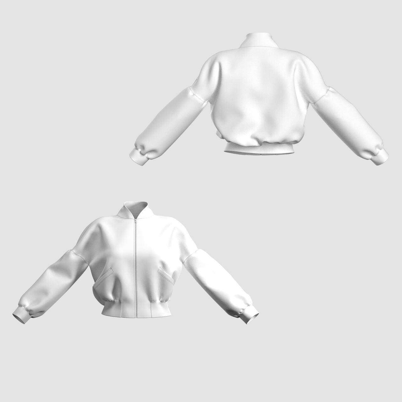ArtStation - over coat for female 8 | Game Assets