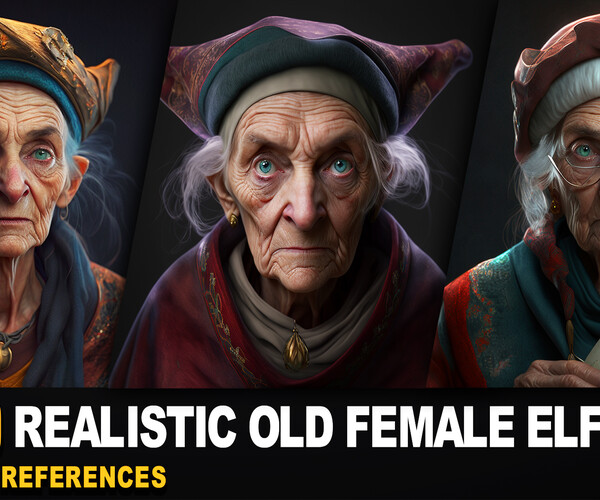 ArtStation - 200 Realistic Old Female Elf | Artworks