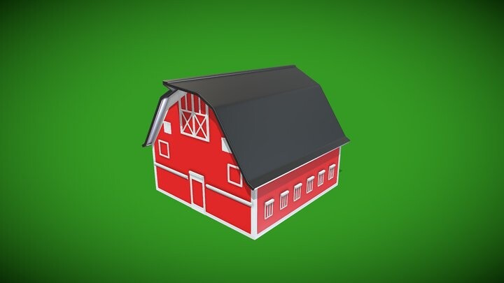 ArtStation - BARN 3D Model | Resources