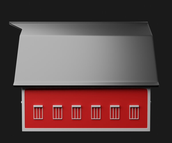 ArtStation - BARN 3D Model | Resources