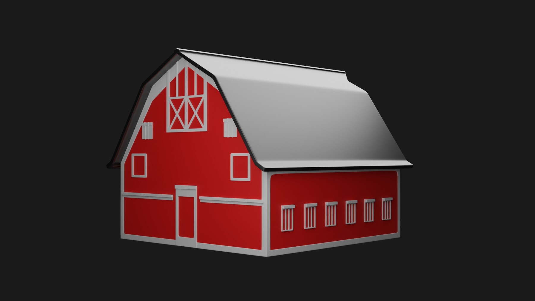 ArtStation - BARN 3D Model | Resources