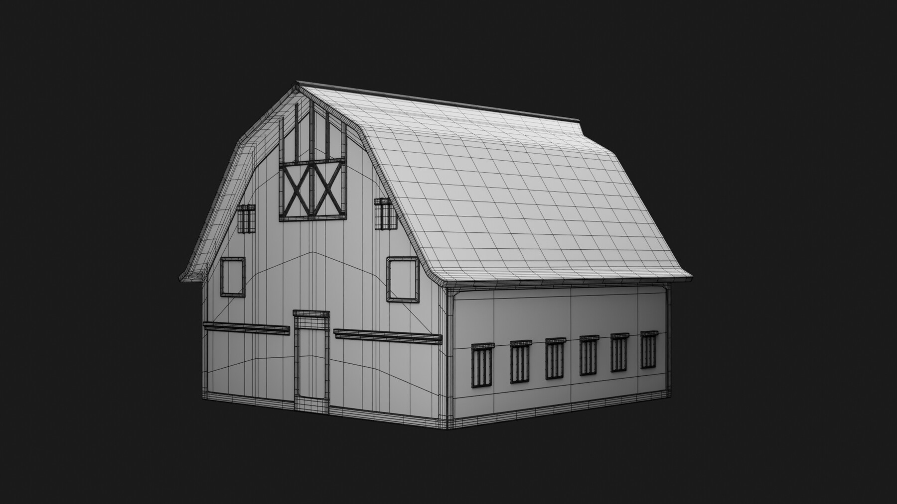 ArtStation - BARN 3D Model | Resources