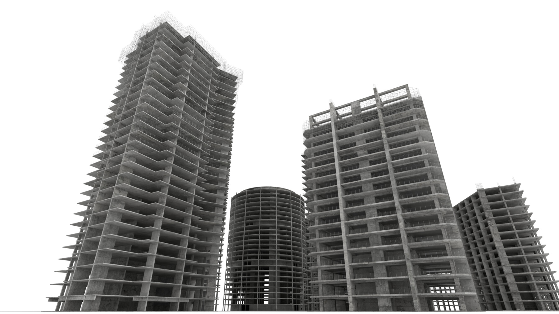 ArtStation - Unfinished Buildings | Resources