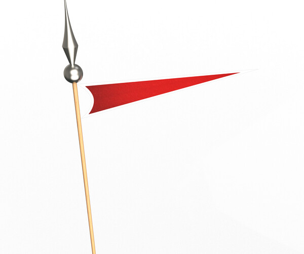 ArtStation - Medieval Long Flag | Resources