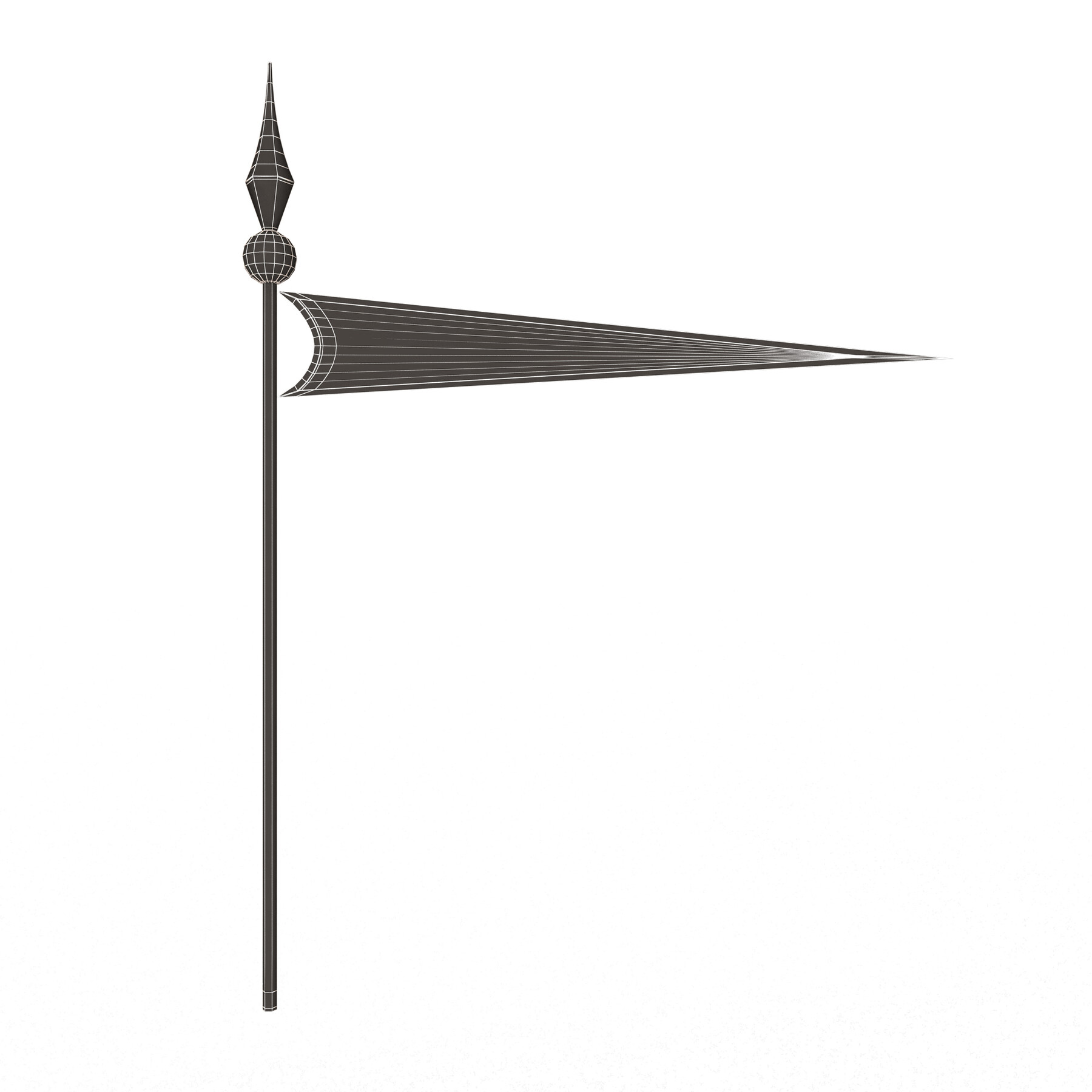 ArtStation - Medieval Long Flag | Resources