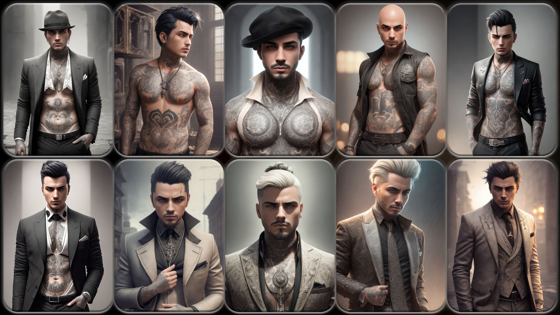 ArtStation - 200 Realistic Male Gangster Reference Pack | 4K | v.2 ...