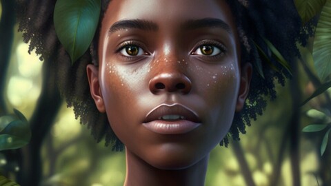 Artstation Jungle Girl Artworks