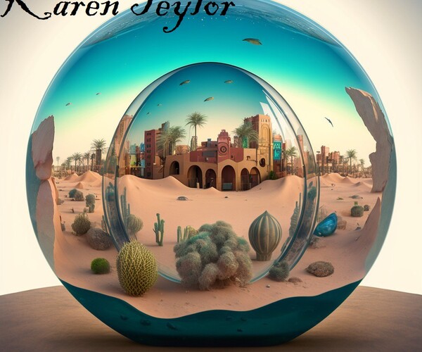 ArtStation - City in an aquarium | Artworks