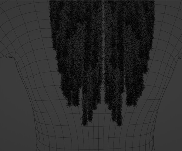 ArtStation - Dreadlocks Double Pony | Game Assets