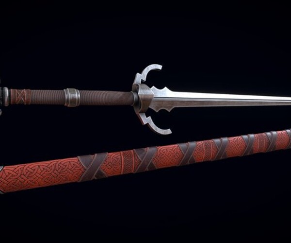 ArtStation - Wolven Silver Sword | Game Assets