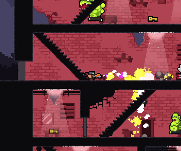 ArtStation - Zombie Sidescrolling Asset Pack | Game Assets