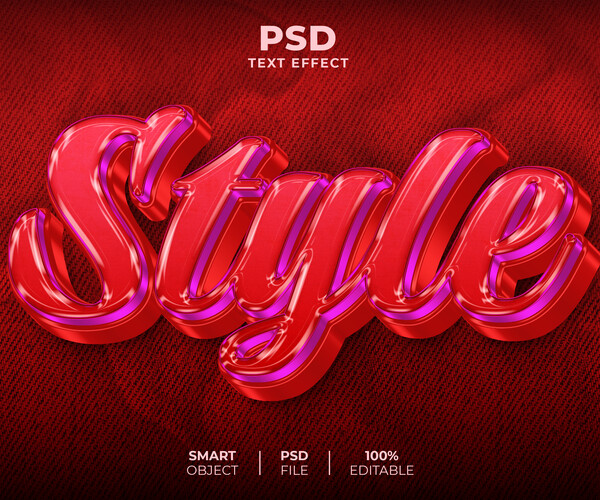 ArtStation - Style. PSD fully editable text effect. Layer style PSD ...