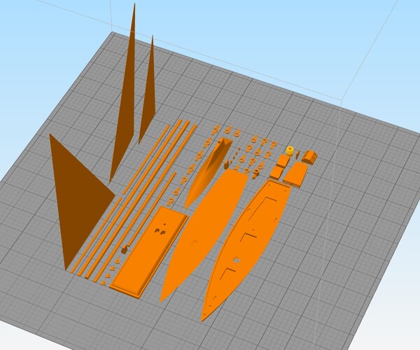 ArtStation - Sailing boat scale model | Resources