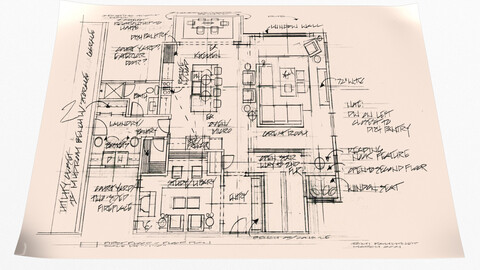 ArtStation - House Blueprints 03 | Resources