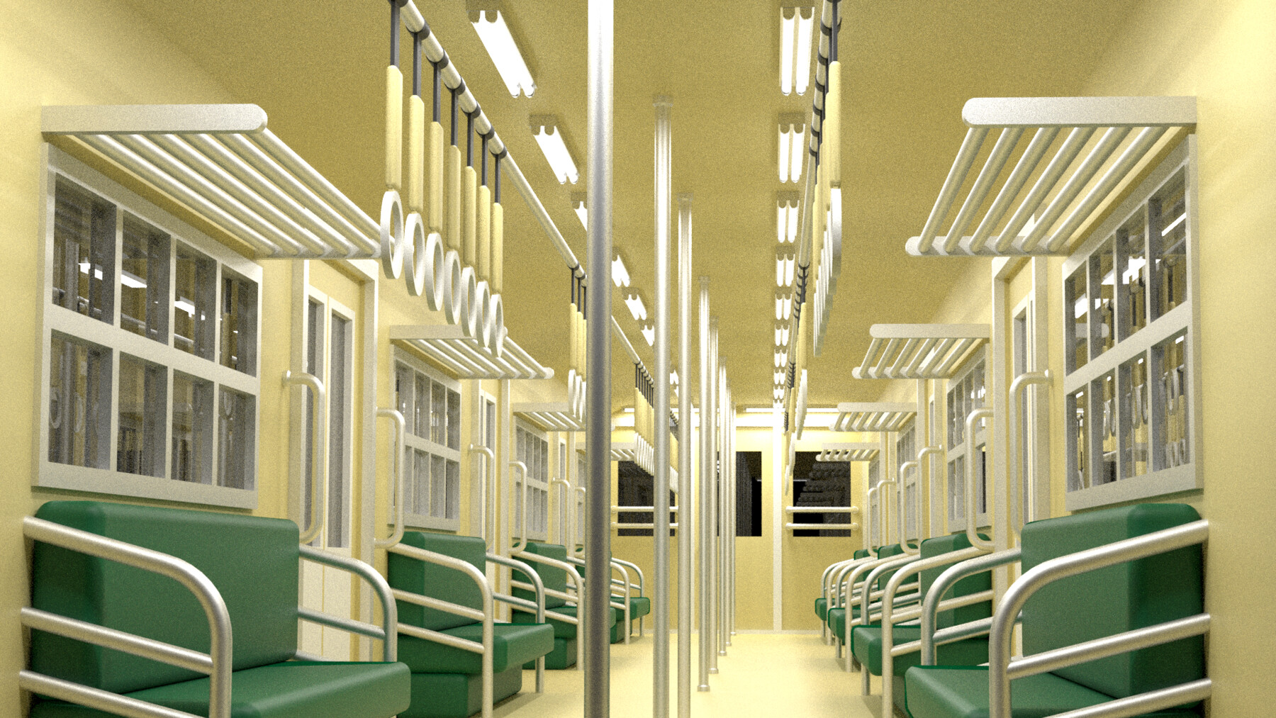 ArtStation - Cartoon Subway Metro Interior 3d model | Resources