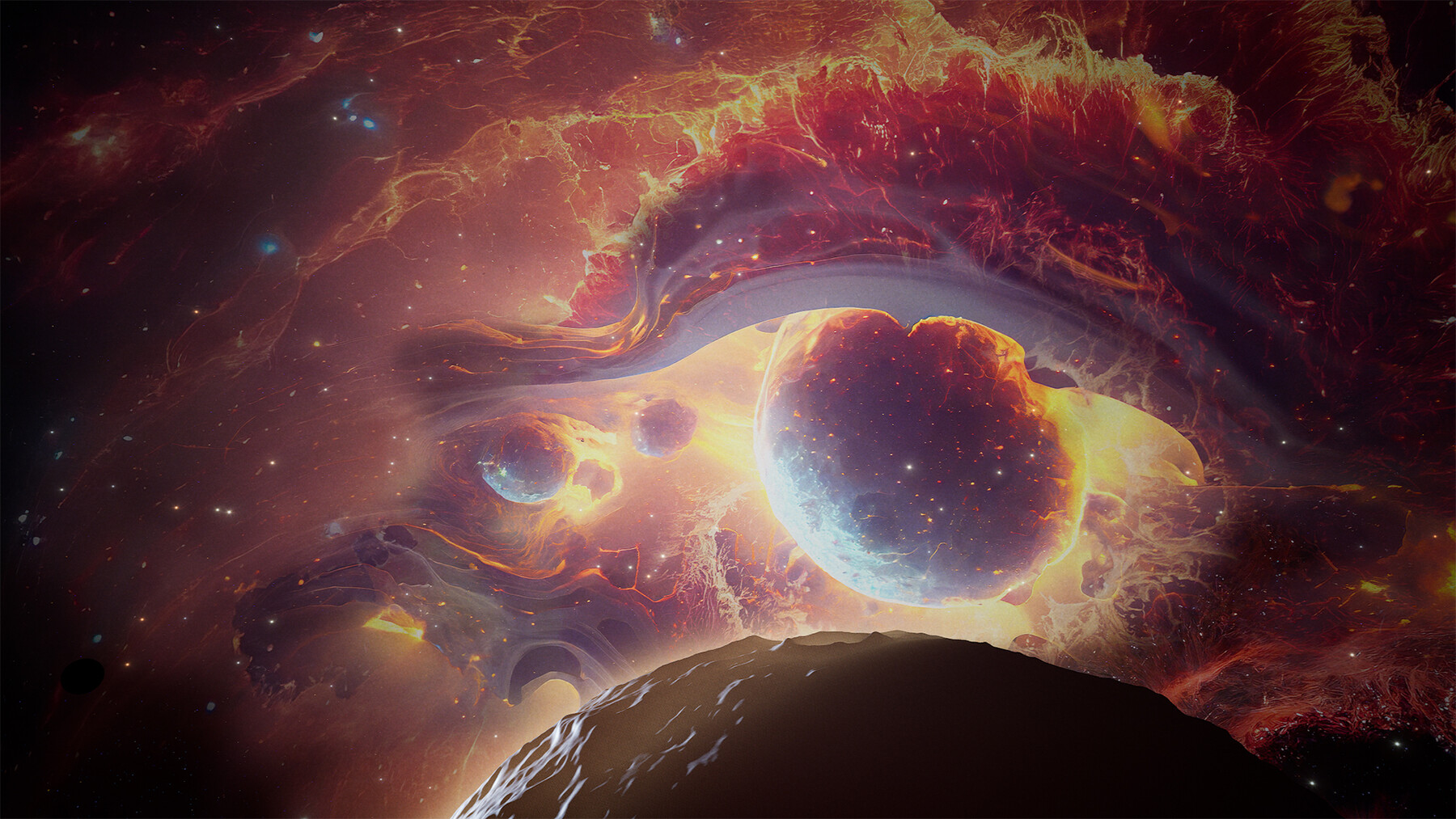 Artstation Abstract Nebula Skyboxes Volume 5 Unreal Engine Project
