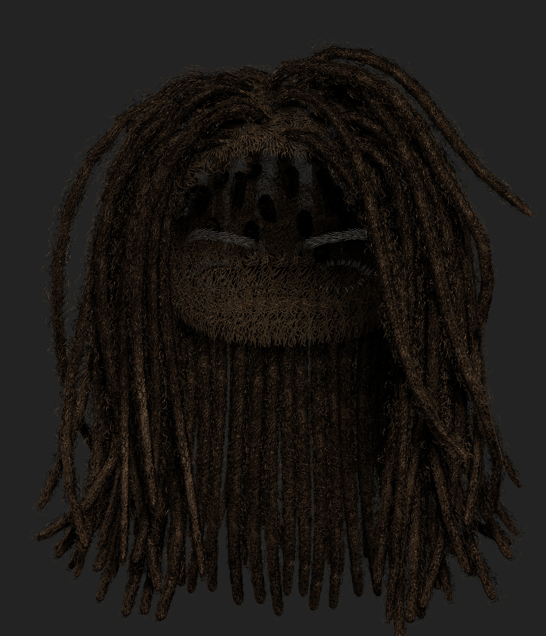 ArtStation - Dreadlocks Low Poly | Game Assets