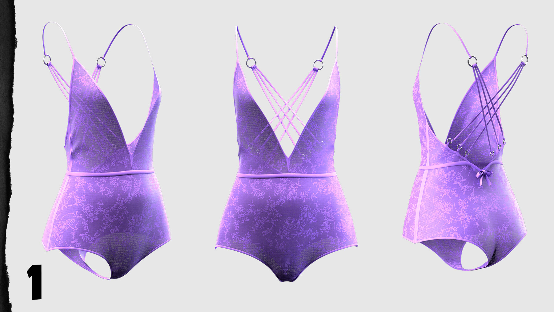 ArtStation - 6 One Piece Swimsuits and Bikinis | Resources