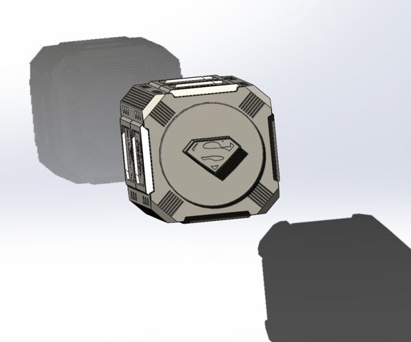 ArtStation - Superman Krypronite Box as storage container | Resources