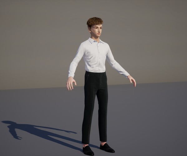 ArtStation - Suit men/Face capture/Metahuman//Unreal engine | Game Assets