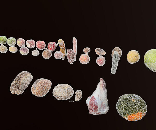 ArtStation - Food Scans 01 | Resources