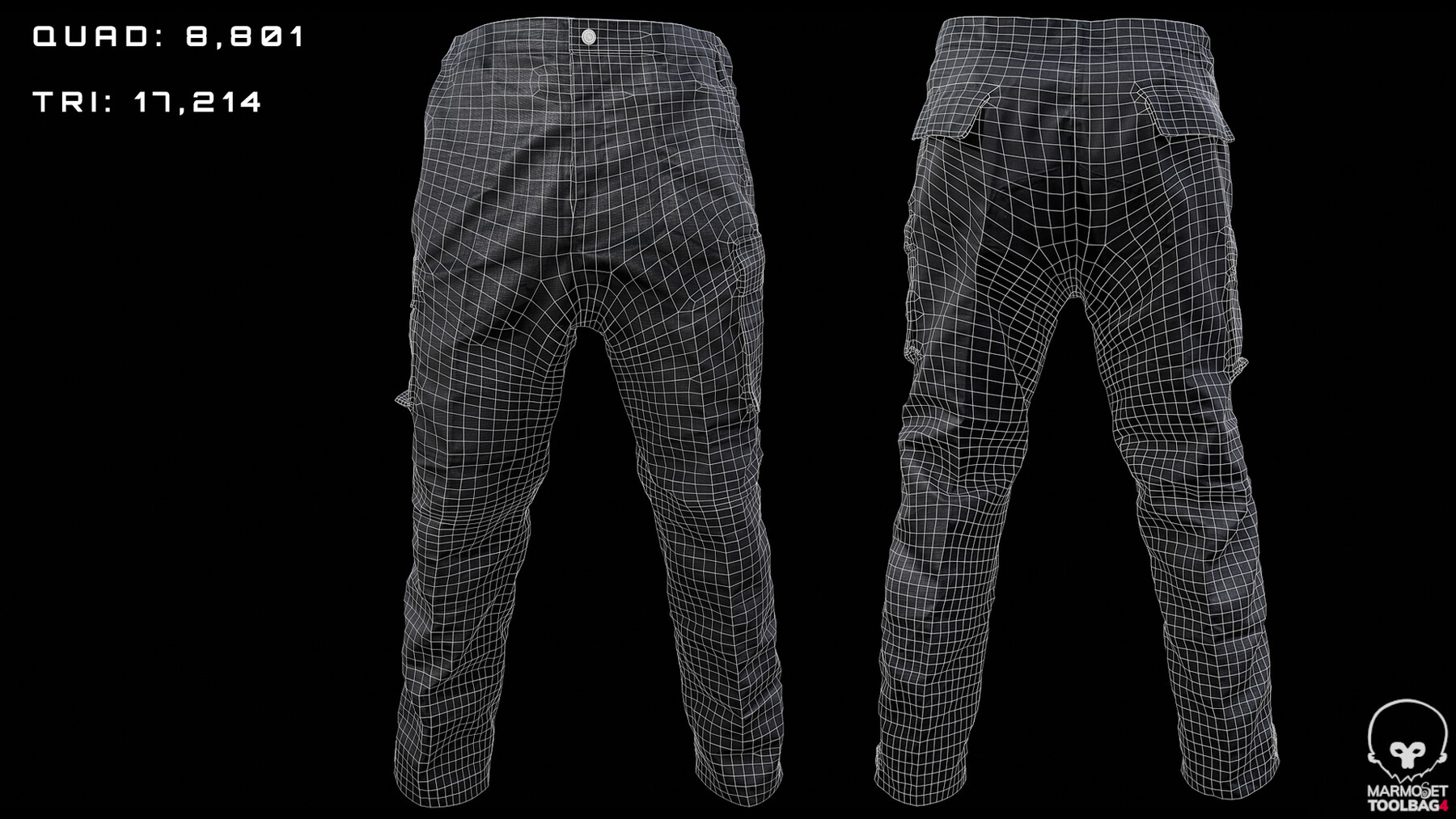 ArtStation - Cargo Pants 003 | Game Assets