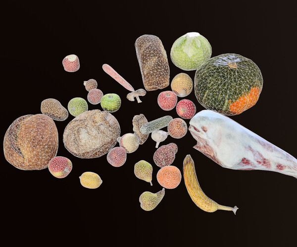 ArtStation - Food Scans 01 | Resources