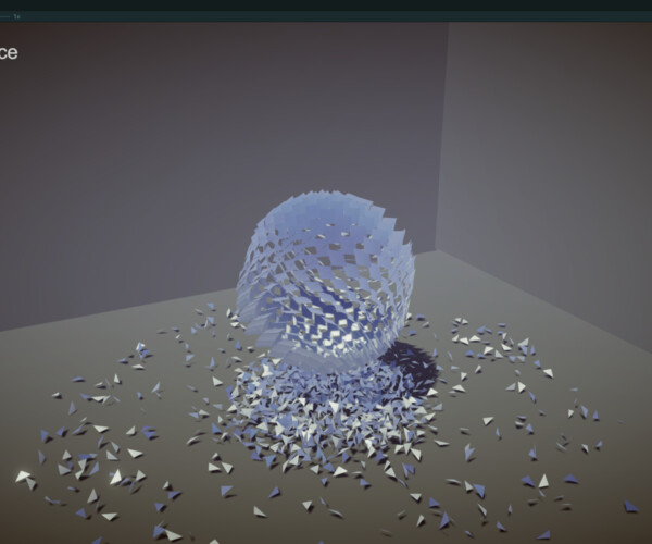 ArtStation - Unity Tool - Mesh Explosion Effect | Game Assets