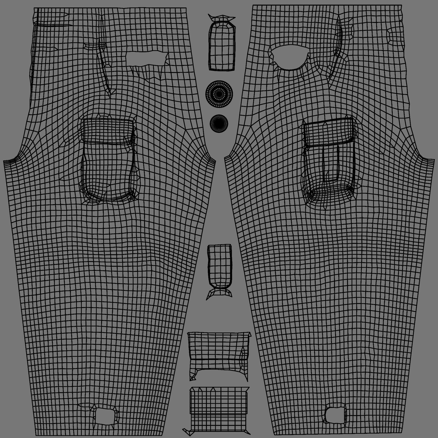 ArtStation - Cargo Pants 003 | Game Assets