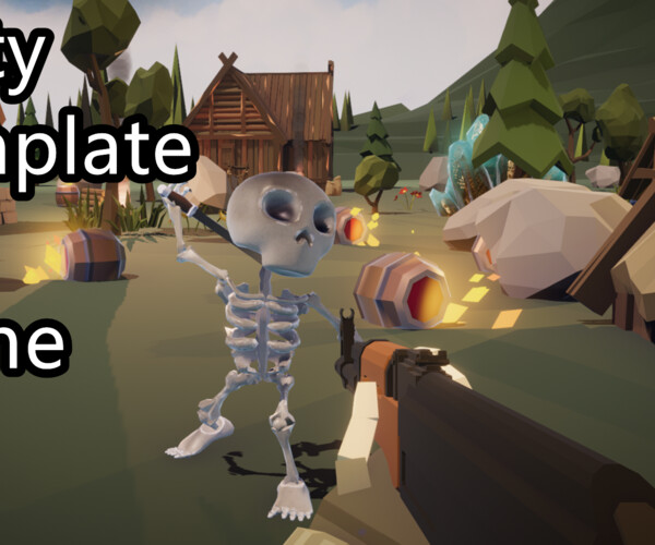 Artstation Unity Template Fps Game Game Assets