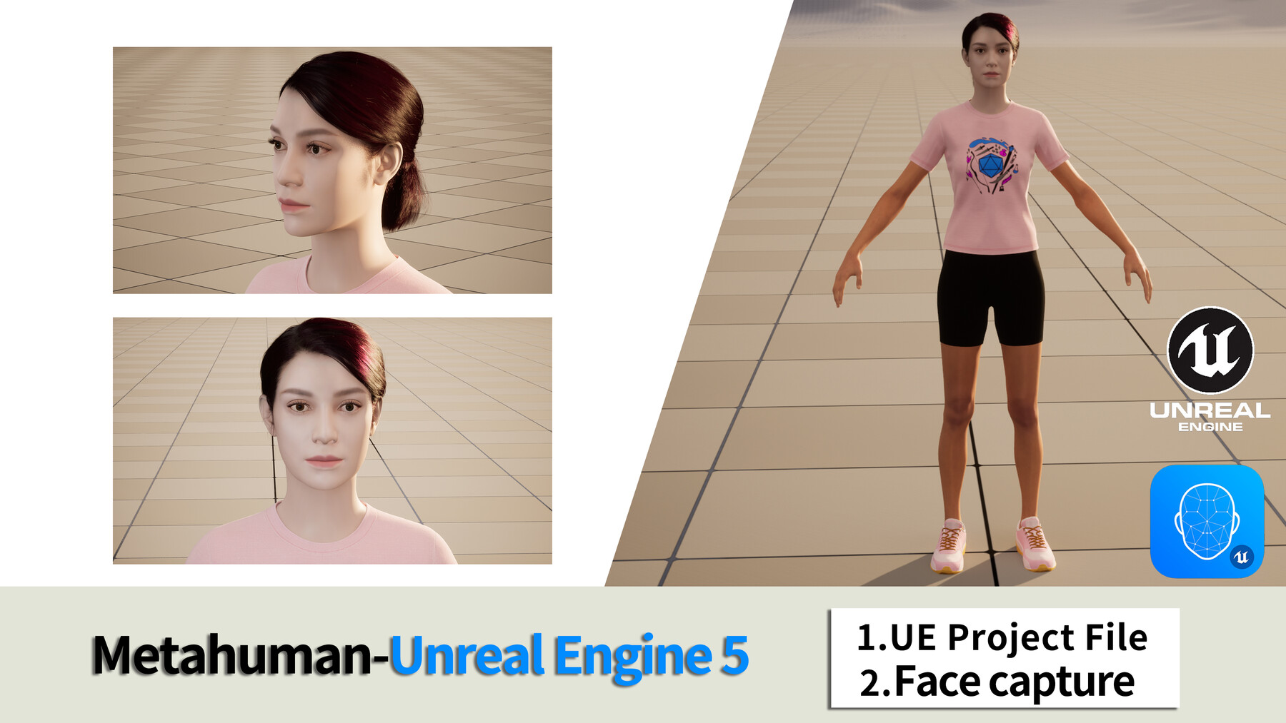ArtStation - Reba/Sports woman/Face capture/Metahuman//Unreal engine ...