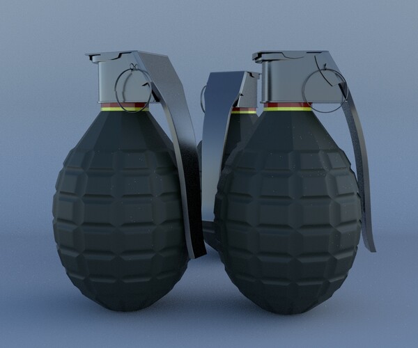 ArtStation - 3D Grenade Model | Game Assets