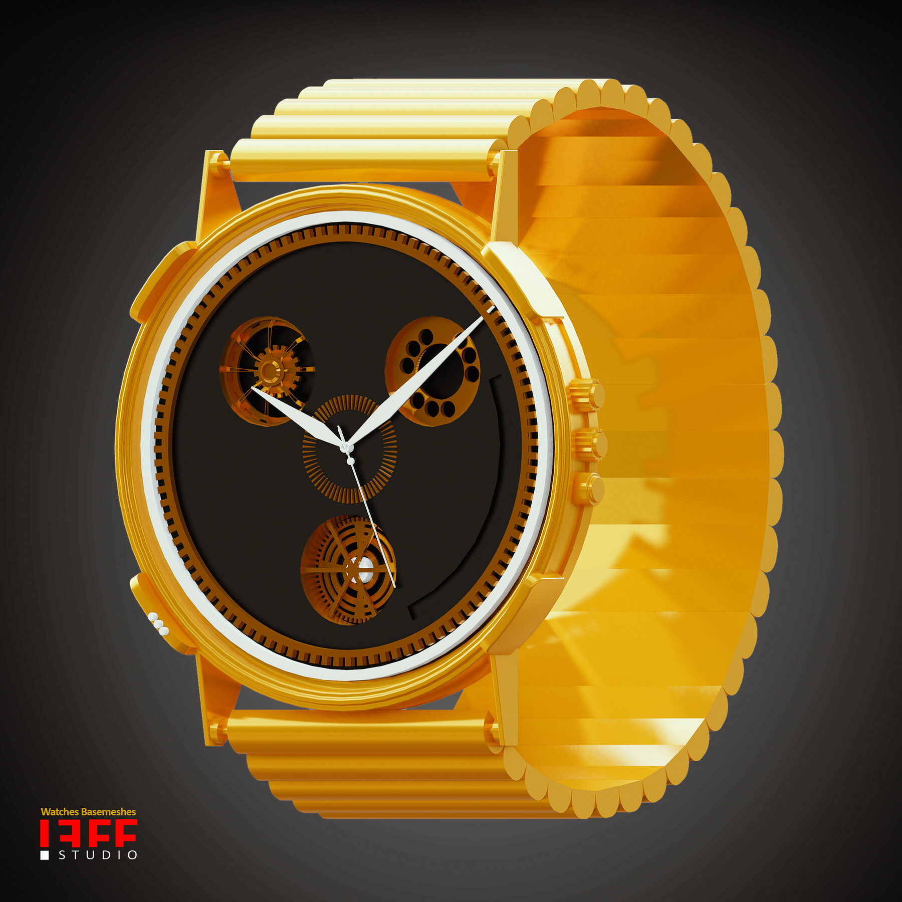 ArtStation - 30+ WATCHES BASEMESH MADE IN DIFFERENT TYPES VOL 19 | Game Assets