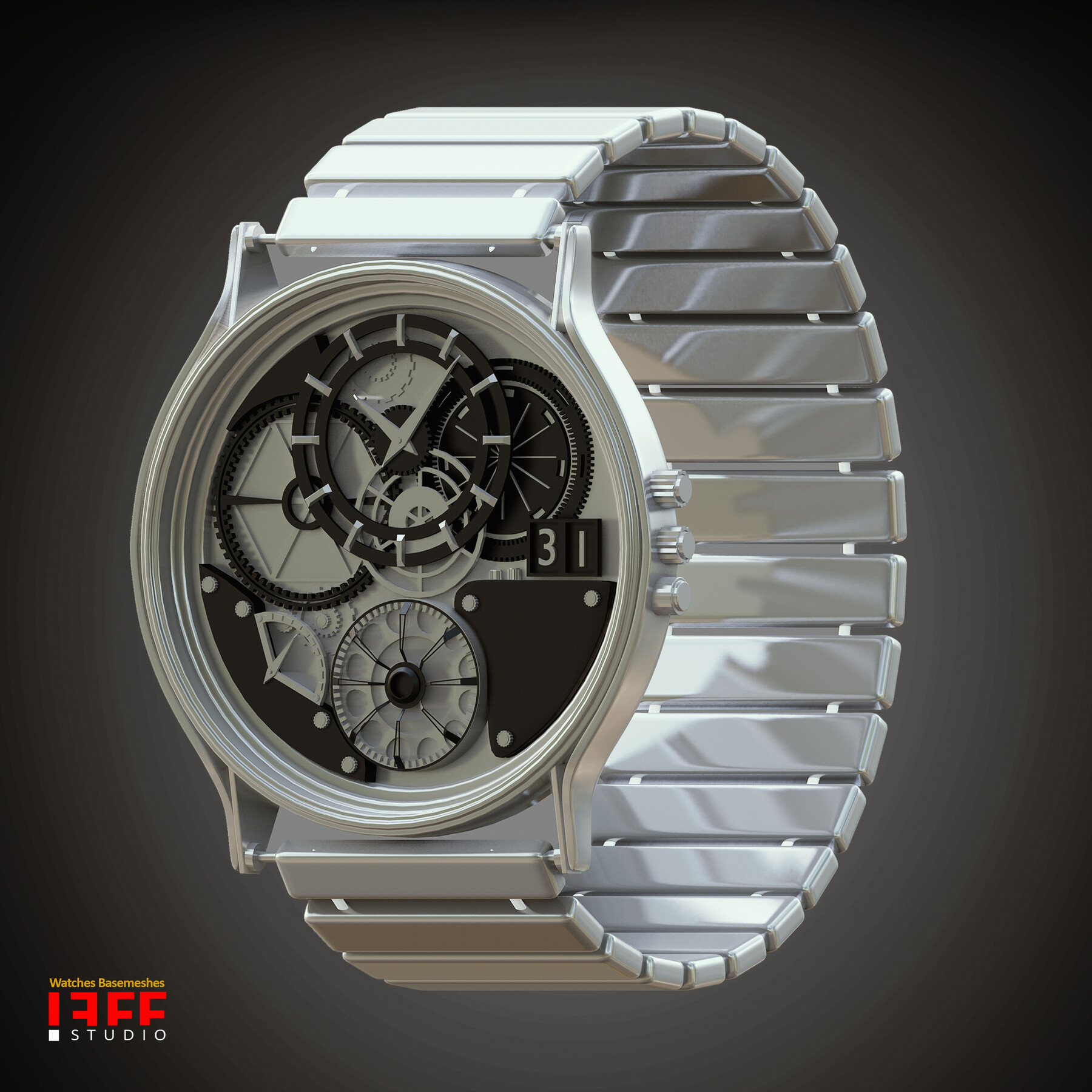ArtStation - 30+ WATCHES BASEMESH MADE IN DIFFERENT TYPES VOL 19 | Game Assets