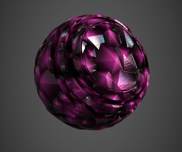 ArtStation - Crystal (Stylized) - VOL 11 -SBS & SBsar | Game Assets