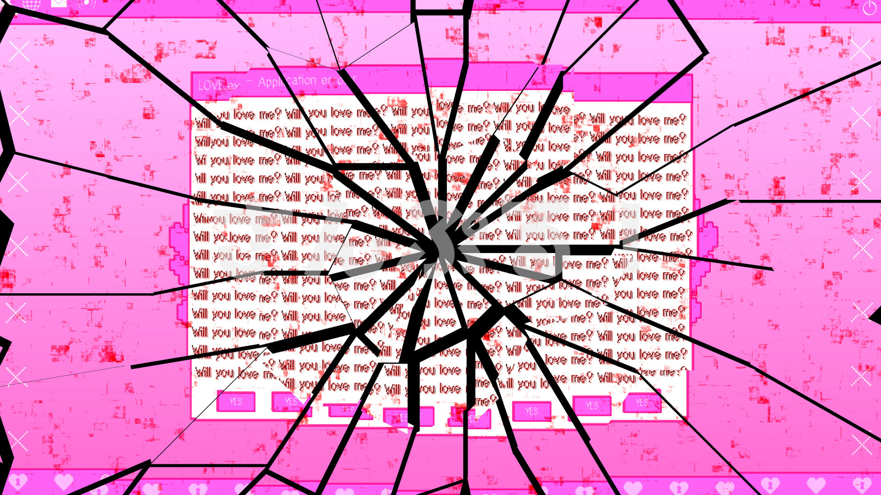 ArtStation - ★Stinger transition [LOVE.exe - Installer another 2colors] OBS/SLOBS/Youtuber ...