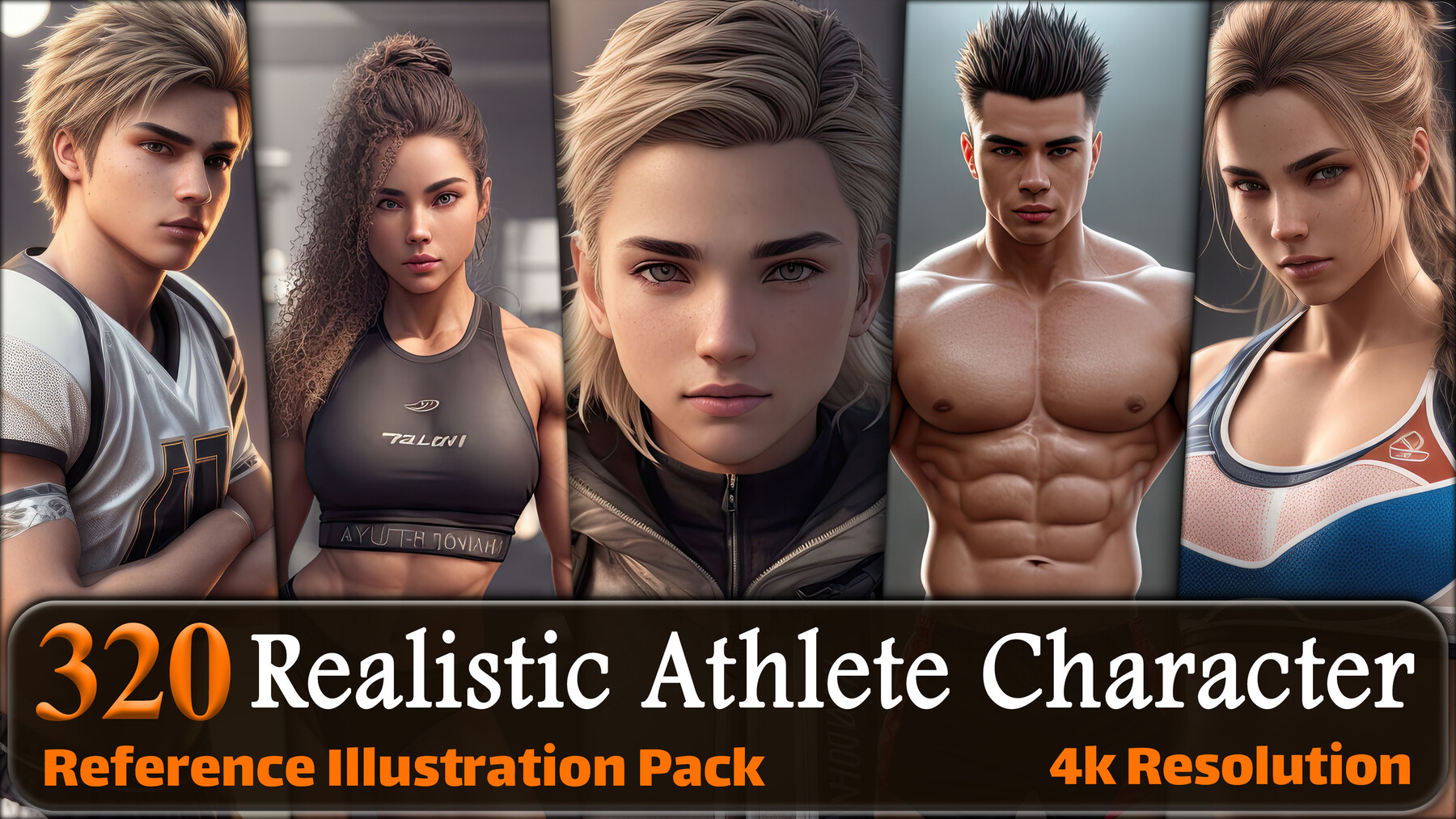 ArtStation - 320 Realistic Athlete Character Reference Pack | 4K | v.1 ...