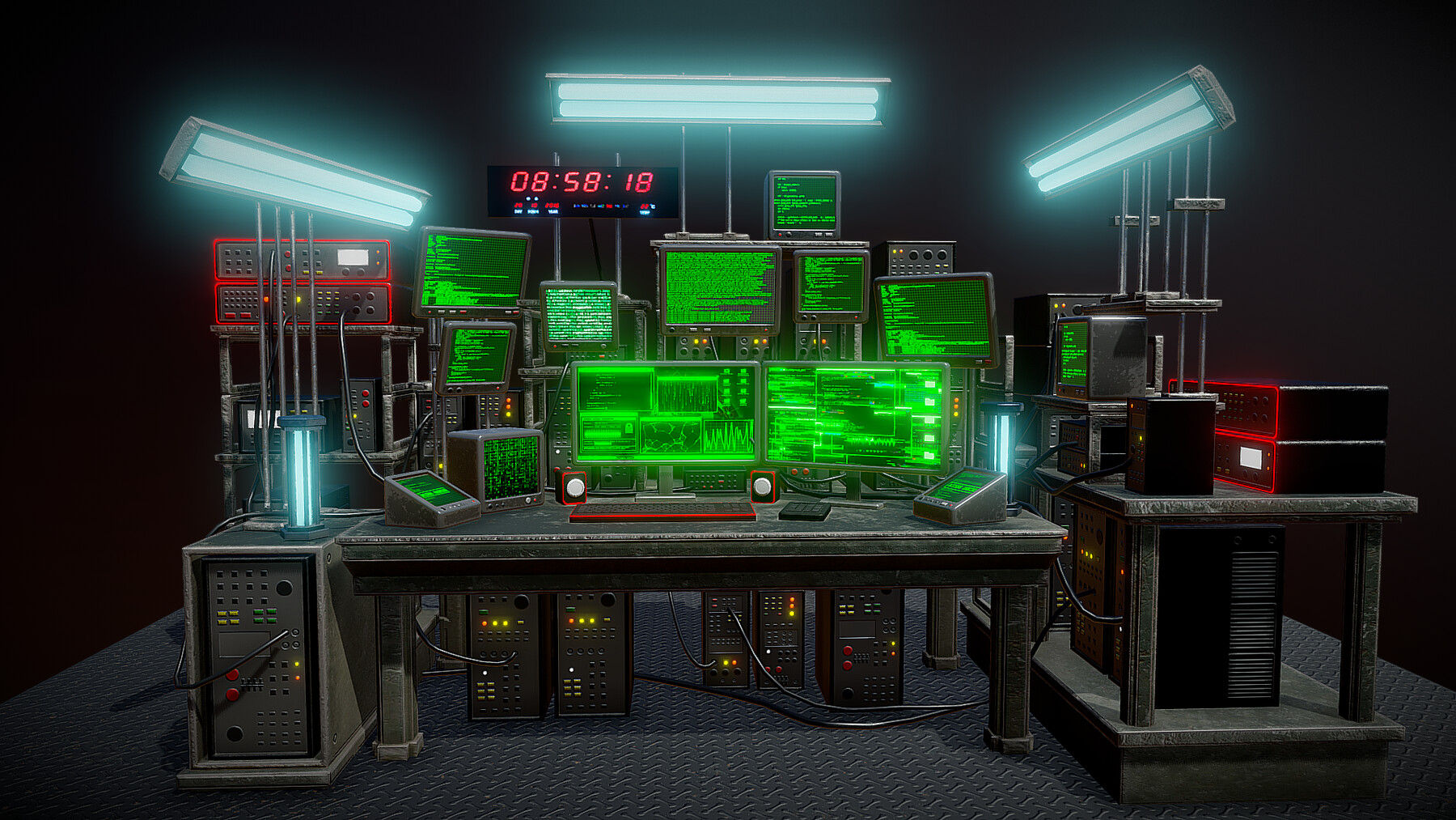 ArtStation - Retro Computer Workstation | Resources