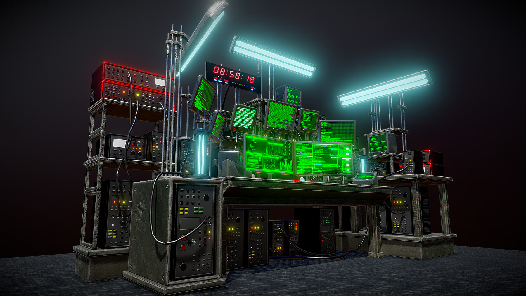 ArtStation - Retro Computer Workstation | Resources