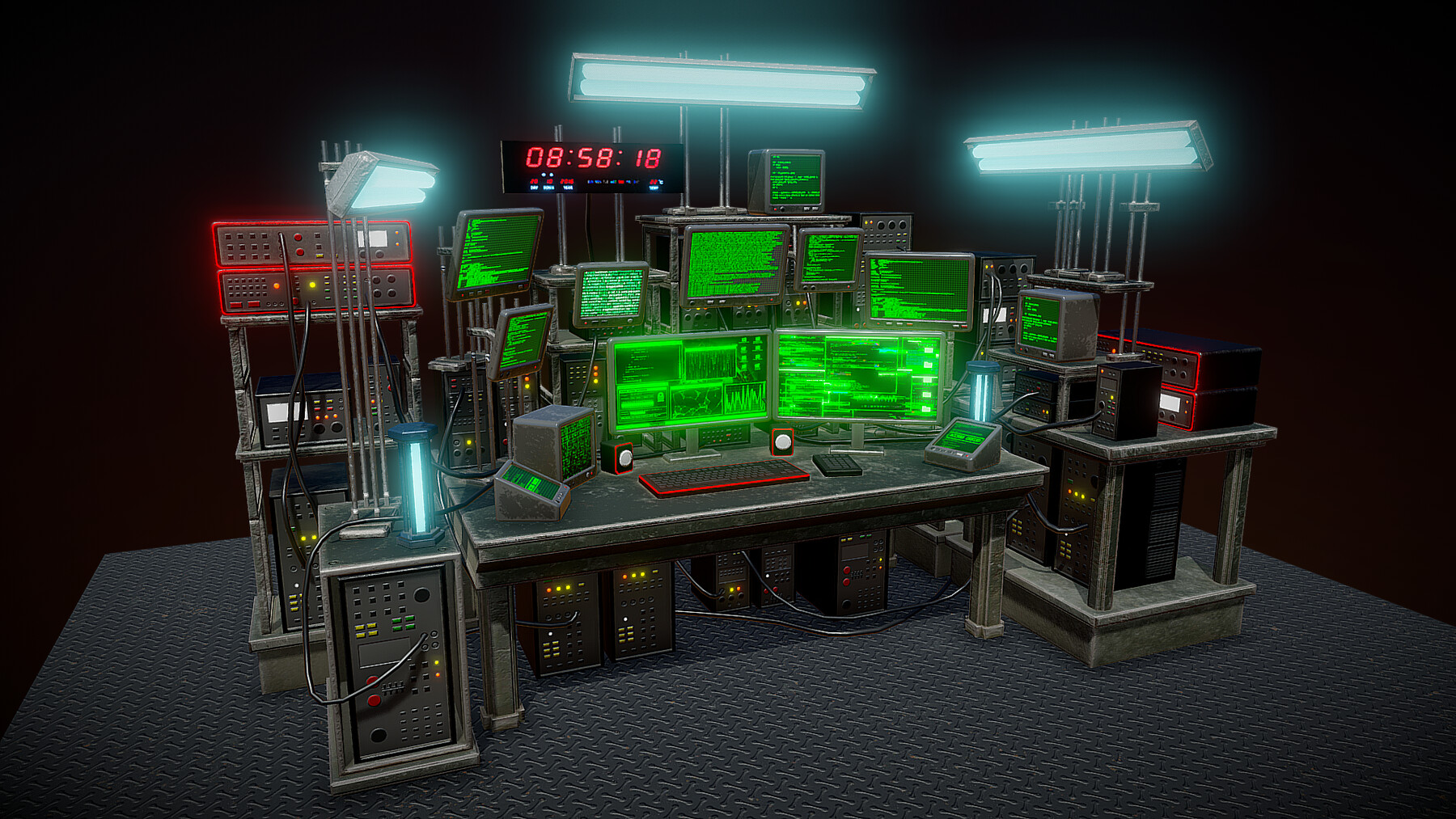 ArtStation - Retro Computer Workstation | Resources