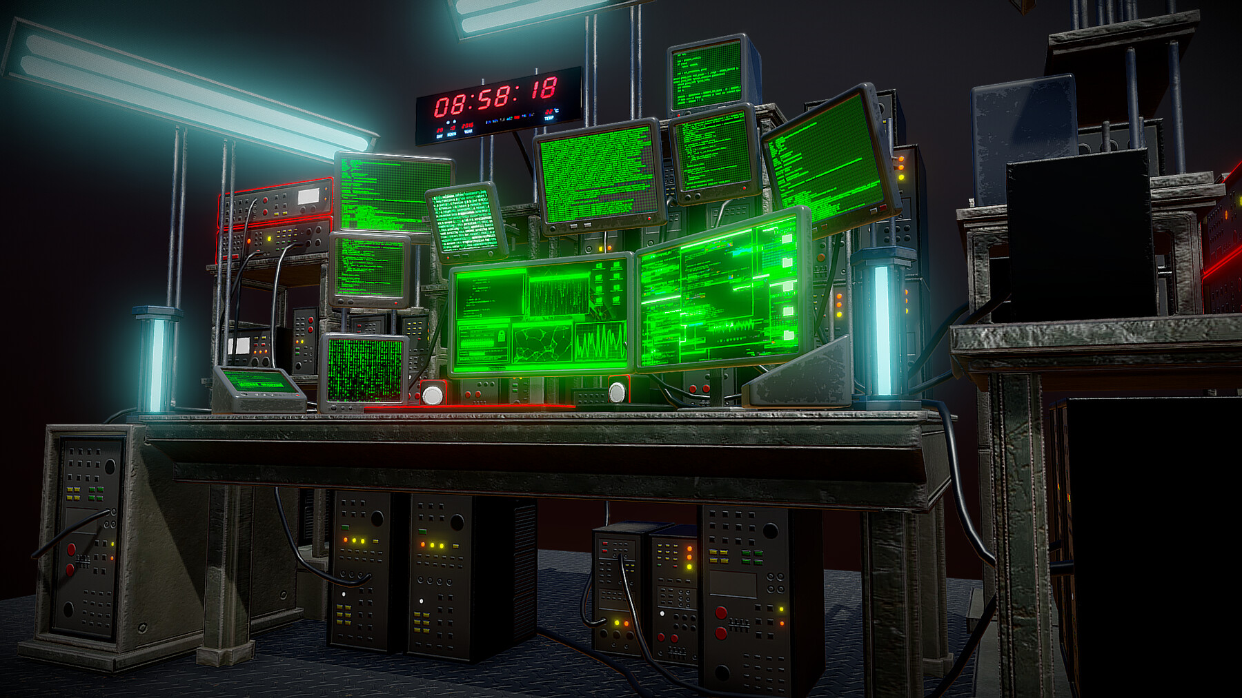 ArtStation - Retro Computer Workstation | Resources