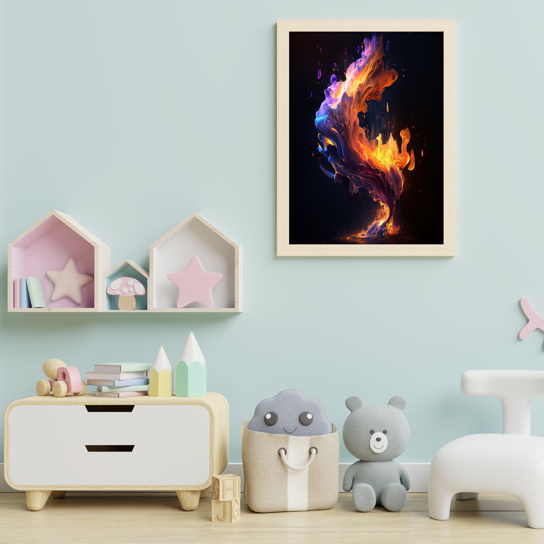 ArtStation - Dark Flame Abstract Art | Artworks