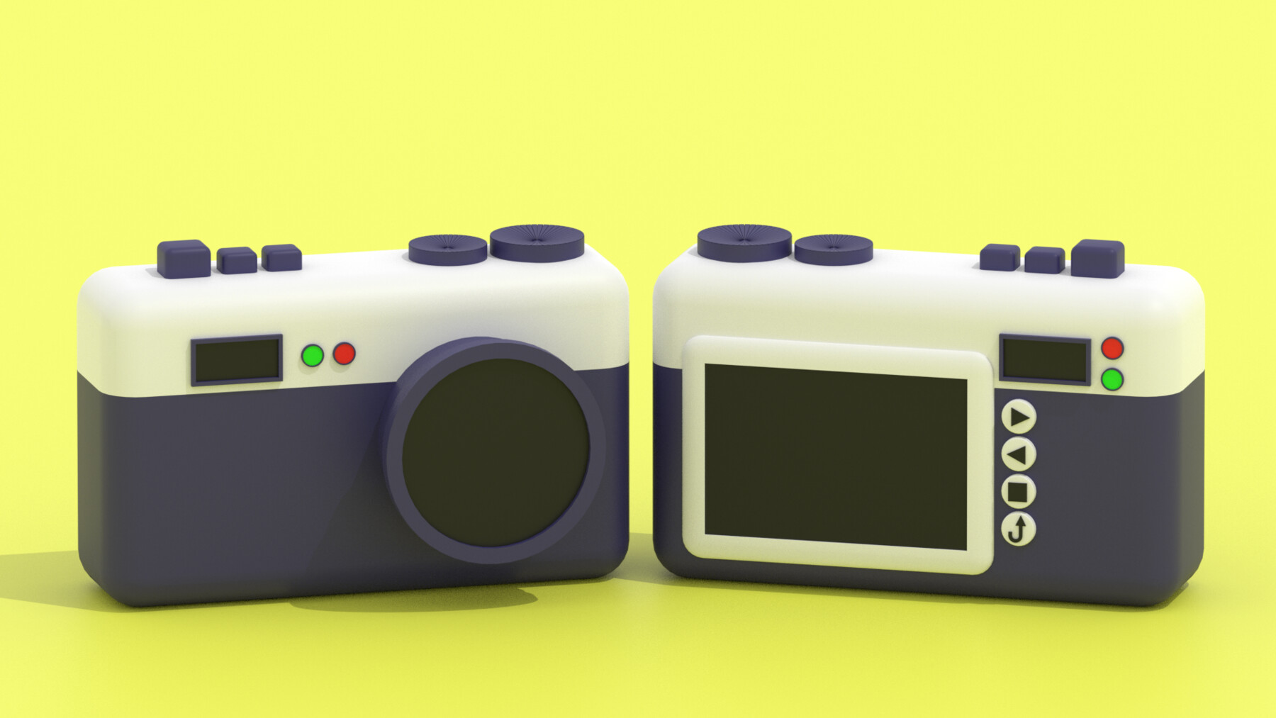 ArtStation - Cartoon Lovely Camera 3D model | Resources