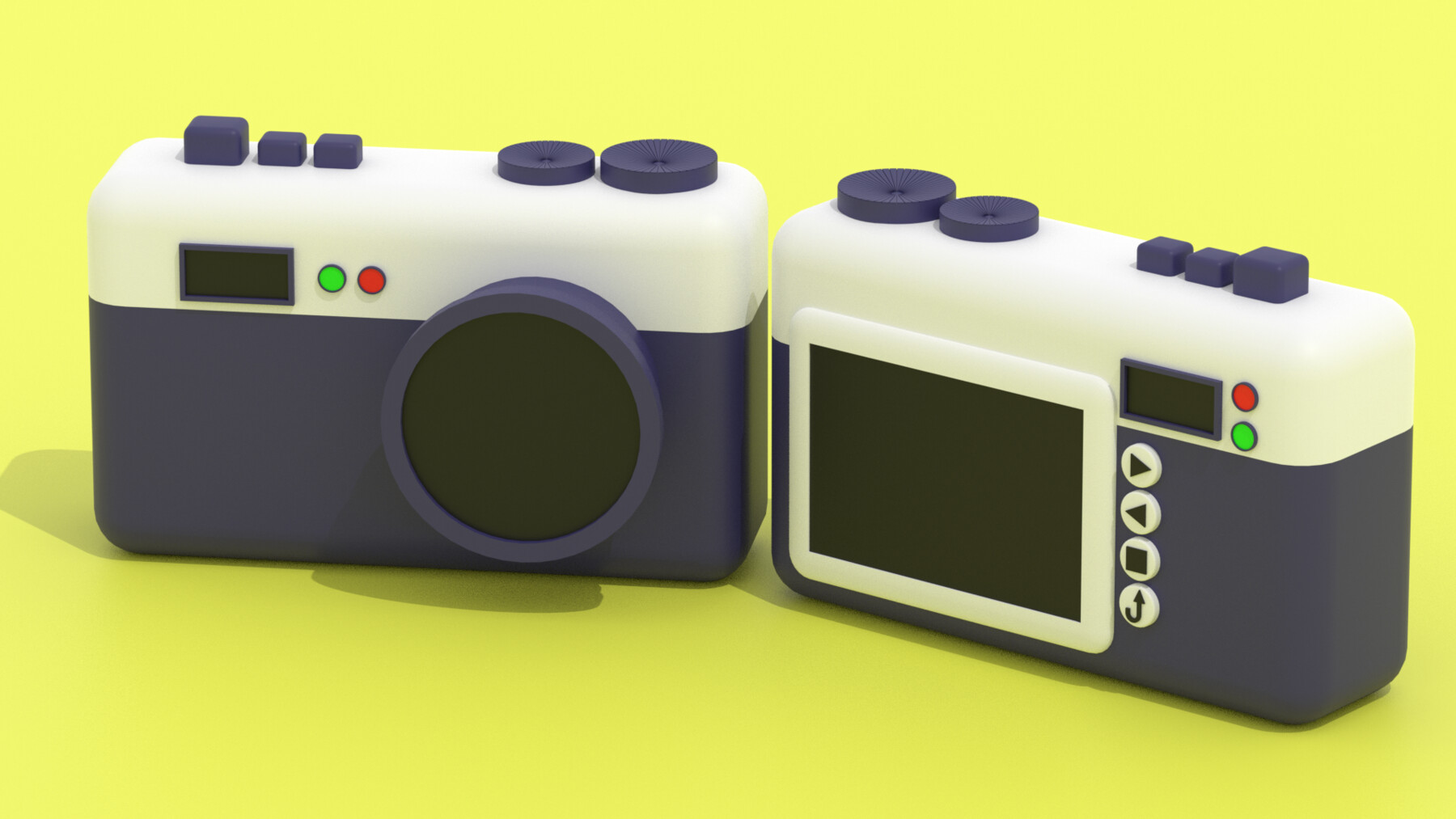 ArtStation - Cartoon Lovely Camera 3D model | Resources