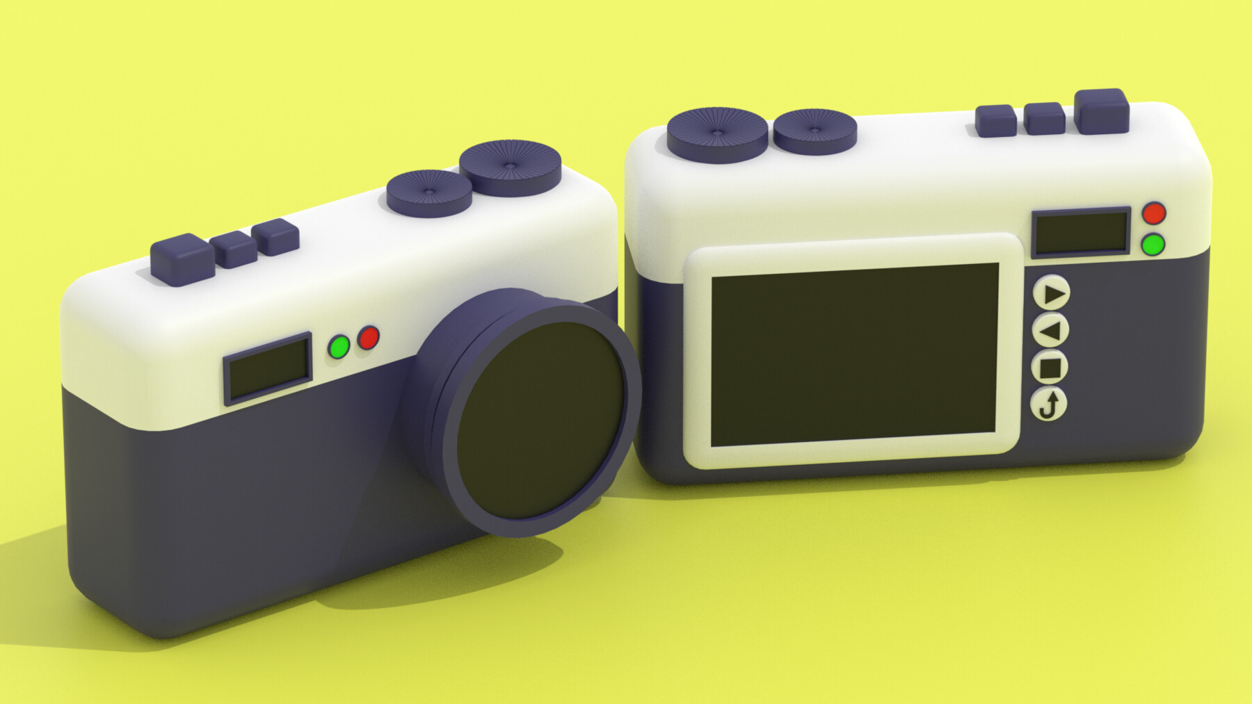 ArtStation - Cartoon Lovely Camera 3D model | Resources